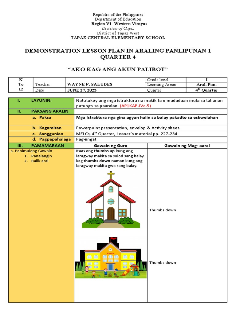 Detailed LP (Aral Pan I) | PDF