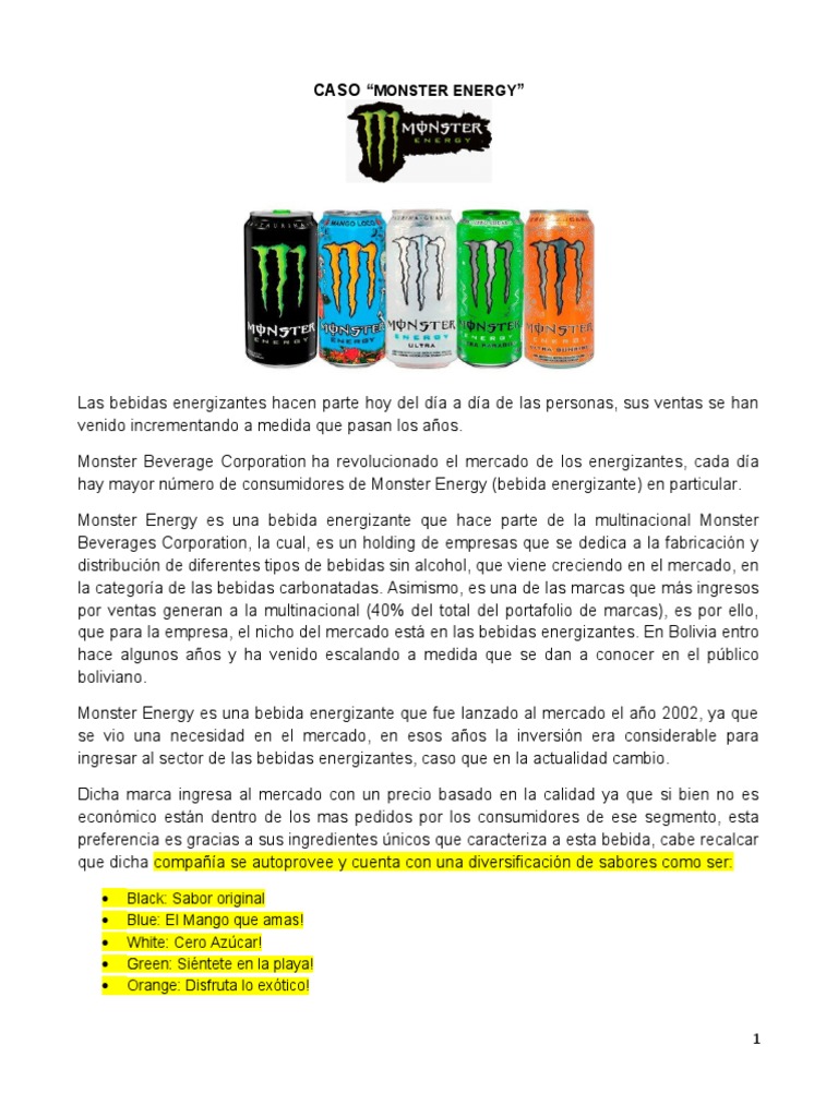 Monster Energy | PDF