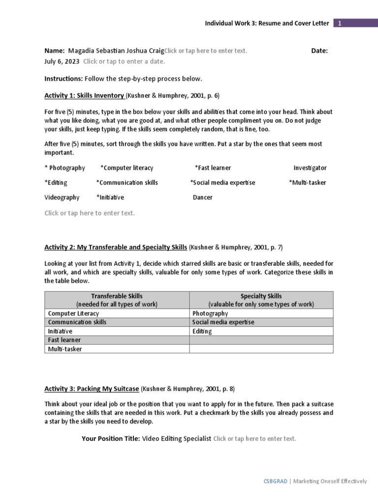 Multi-Tasker Resume Guide | PDF | Résumé | Social Media