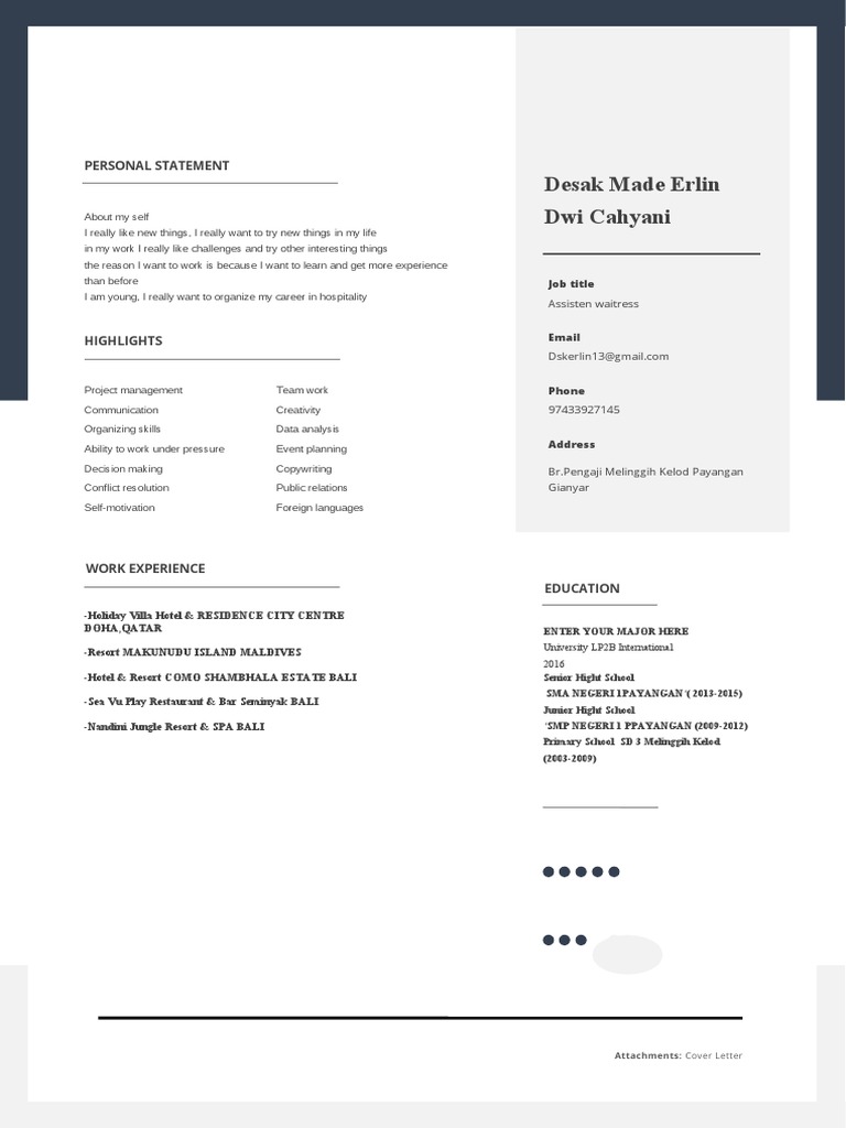 A4+ ++Jane+Oswald+CV Resume+Template | PDF