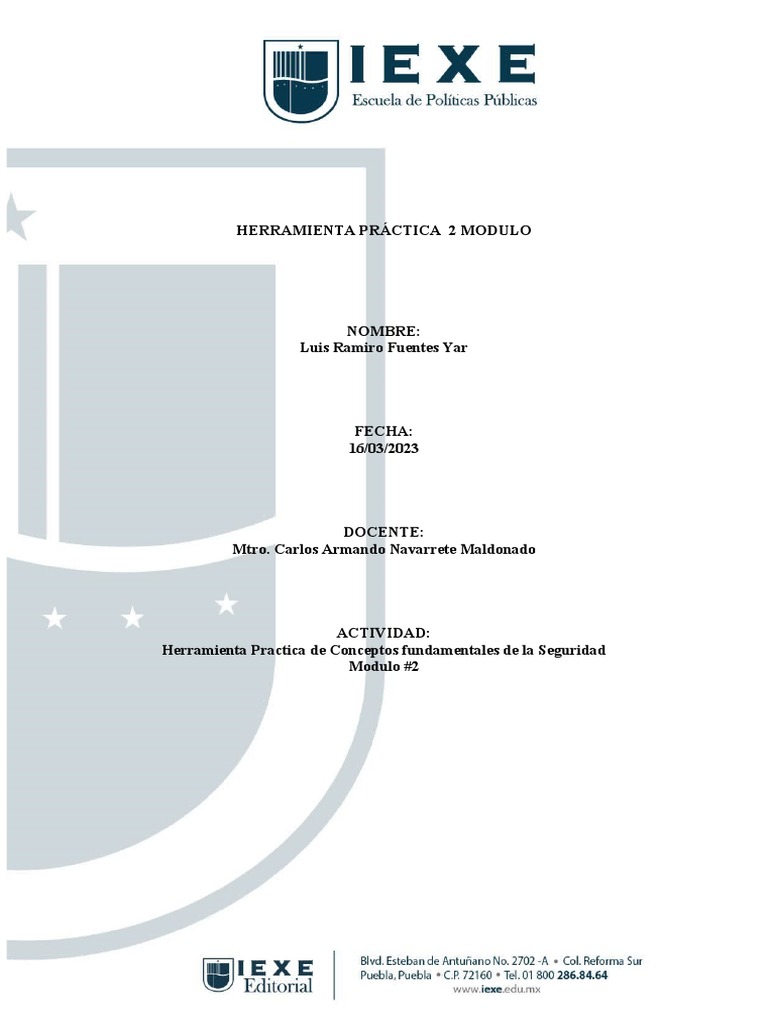 Herramienta Practica 2 Modulo | PDF | Derecho penal | Prisión