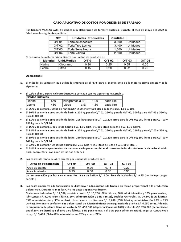 S13.s1 - Caso Aplicativo - VILMAX SAC | PDF