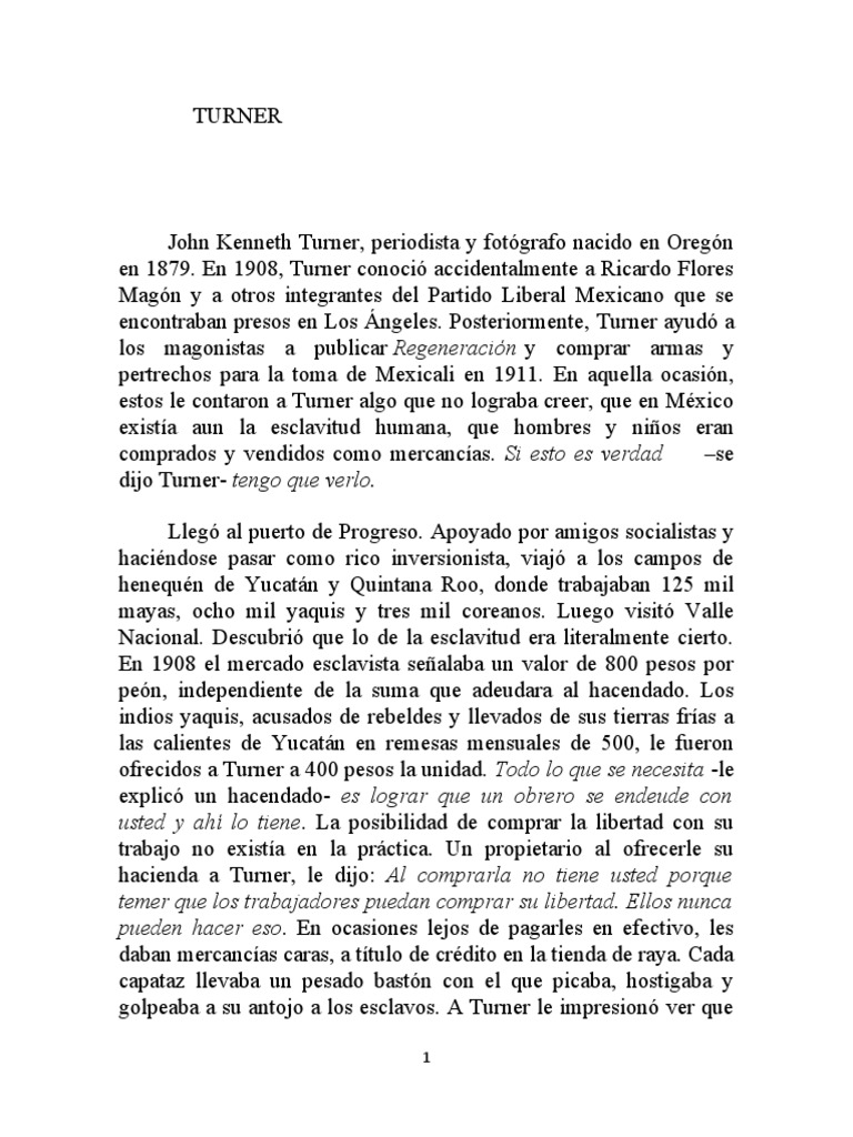 John Kenneth Turner | PDF