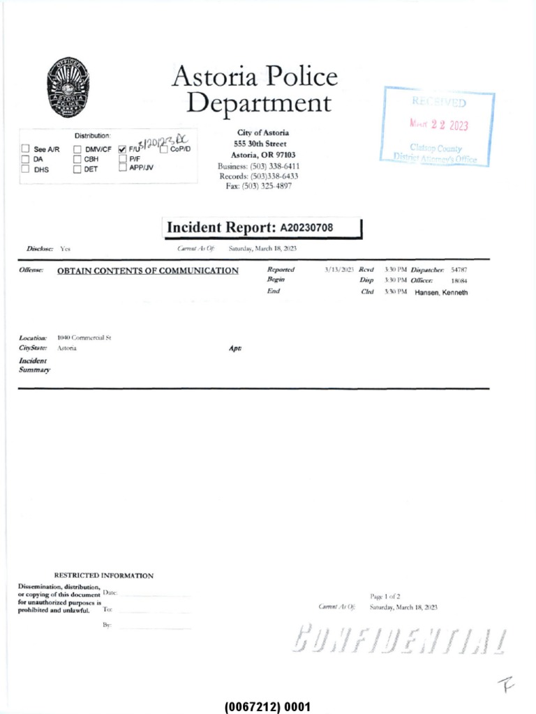 Initial Discovery 1-50 (1) Osarch Orak Pressing Charges On Mary Eng | PDF