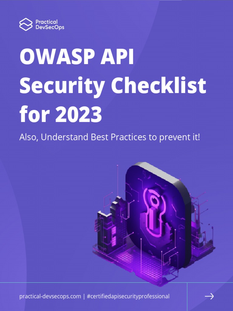 APi Security Checklist | PDF