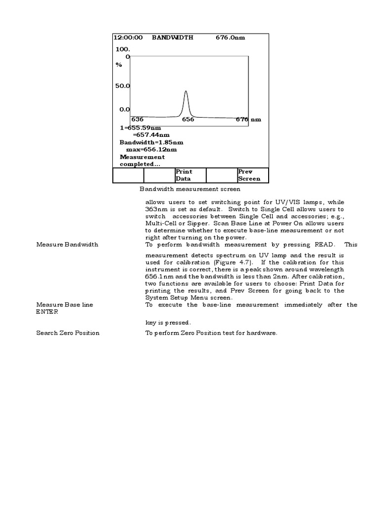Uv Manual Pdf Cursor User Interface Absorbance