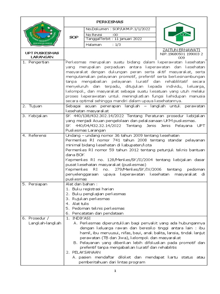 Perkesmas | PDF