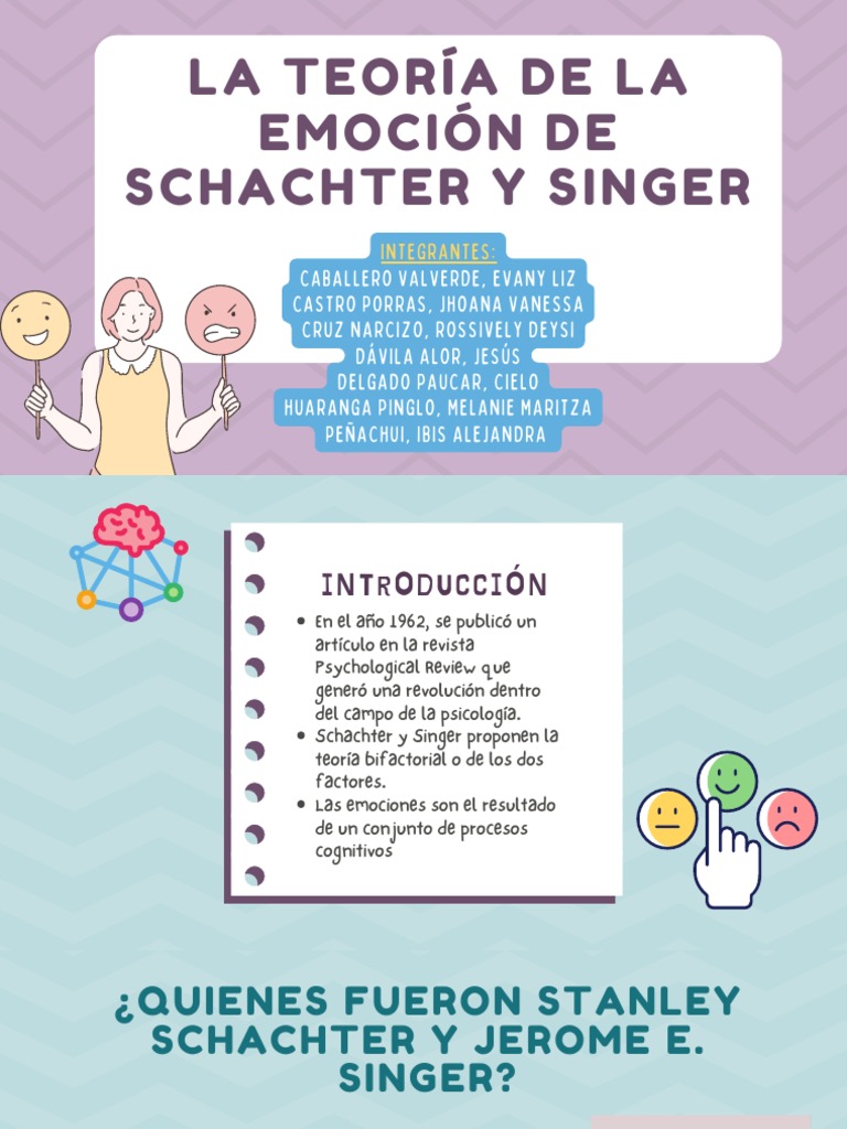 de La Teoría de La Emoción de Schachter y Singer | PDF