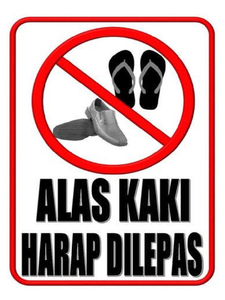 Alas Kaki Harap Dilepas | PDF