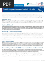 Social Responsiveness Scale, Second Edition (Srs-2) | PDF | Autism ...