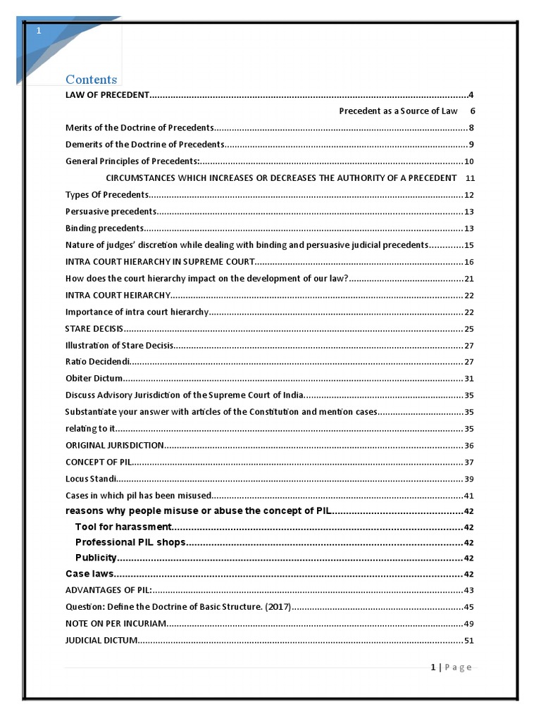 Bocl Pyp Key | PDF | Precedent | Case Law