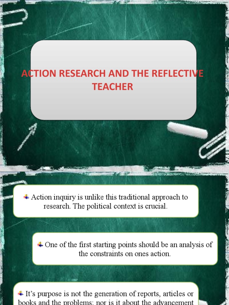 Action Research and The Reflective Teacher | PDF | Action Research | Teachers