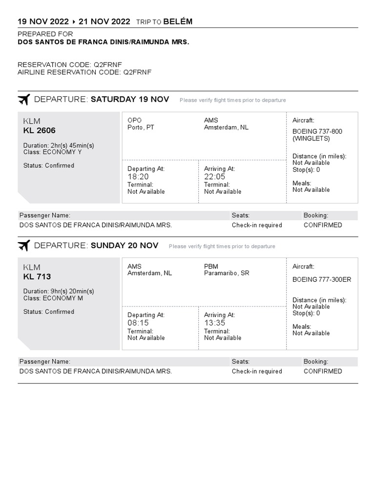 Ticket 2 | PDF | Airliner | Transport