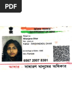 Pan Card Back Side | PDF