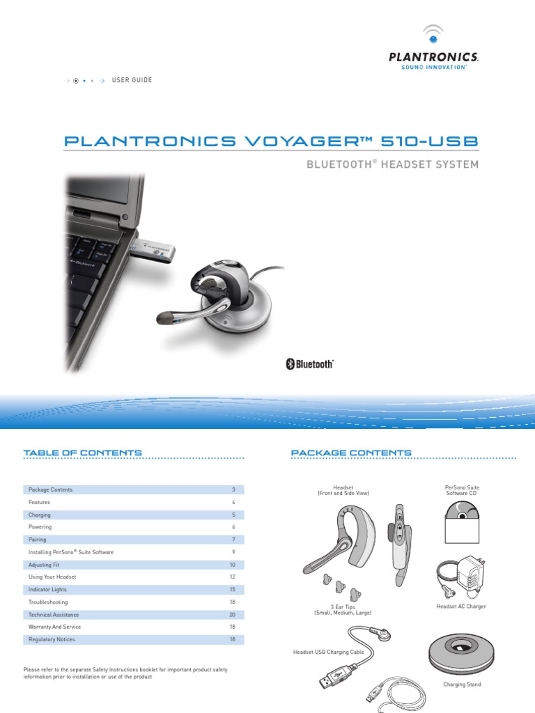 Plantronics Bluetooth Headset | PDF
