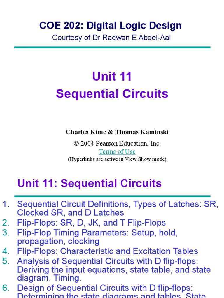 Unit11 Sequential Circuits | Download Free PDF | Information And Communications Technology ...