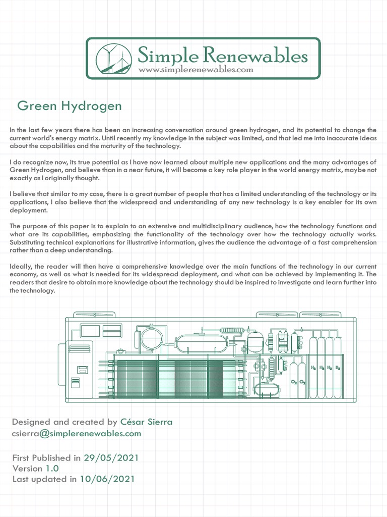 Green Hydrogen | PDF | Hydrogen | Fuel Cell