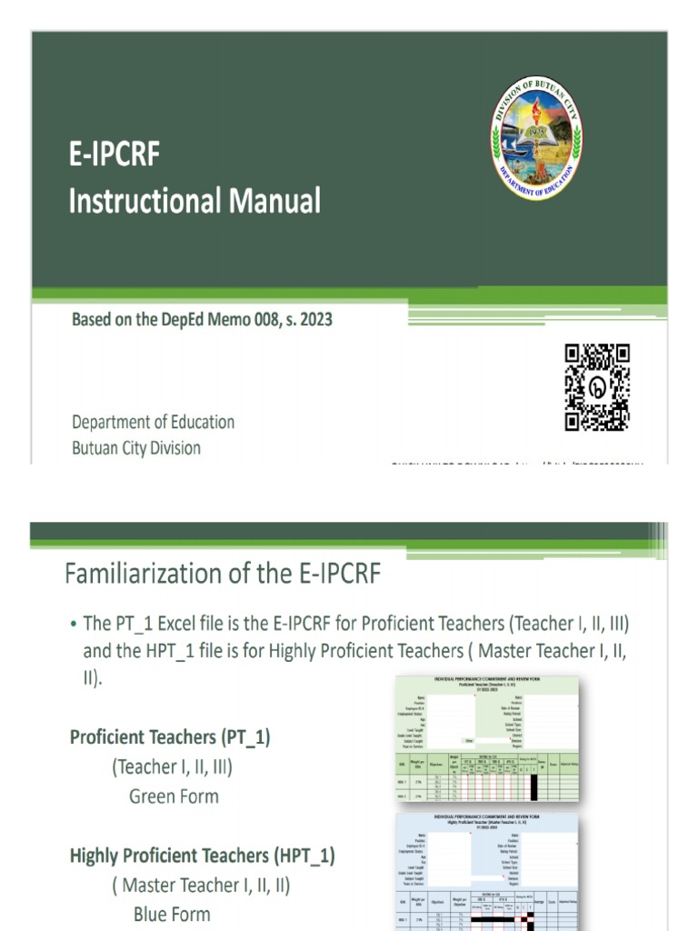 e Ipcrf Guide | PDF