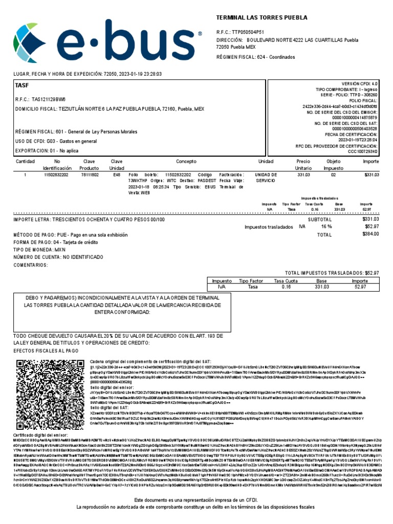 EBUS | PDF | Pagos | Dinero
