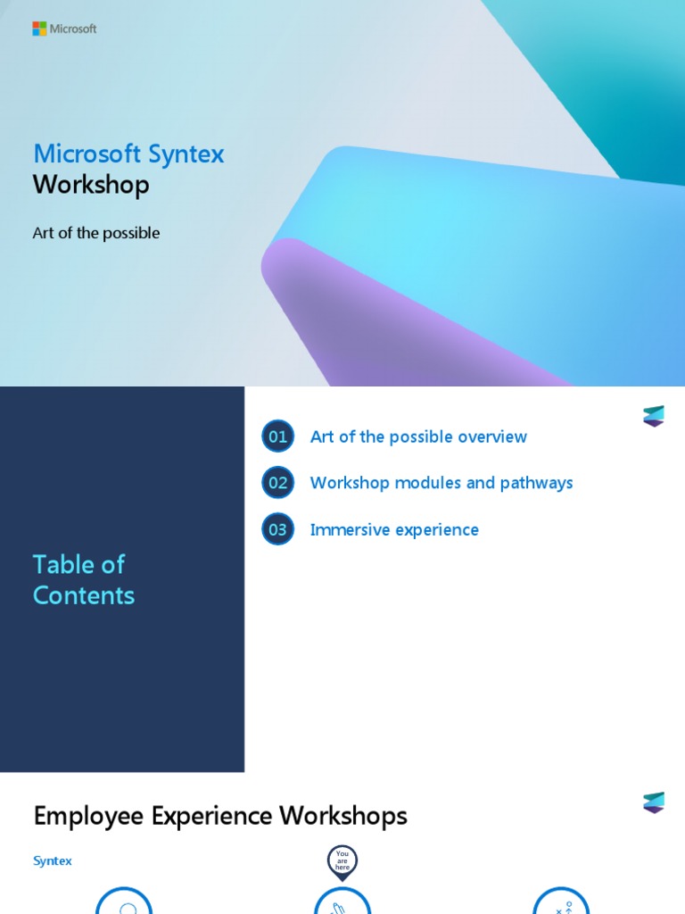 FY23 - Syntex - Art of The Possible Kick-Off | PDF