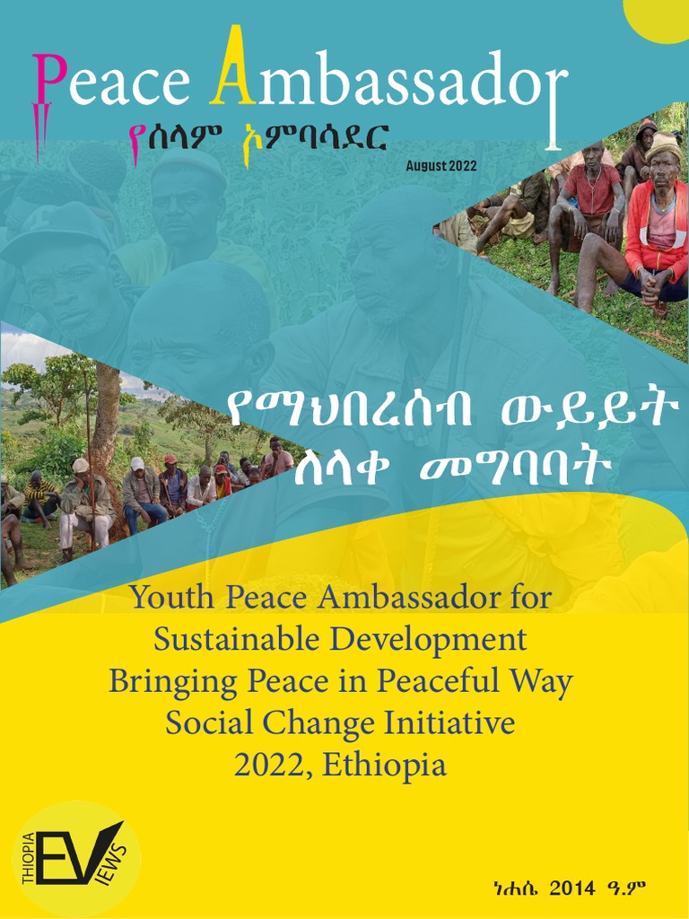 Ethiopian Youth Peace Ambassador online magazine | PDF | Peacebuilding ...