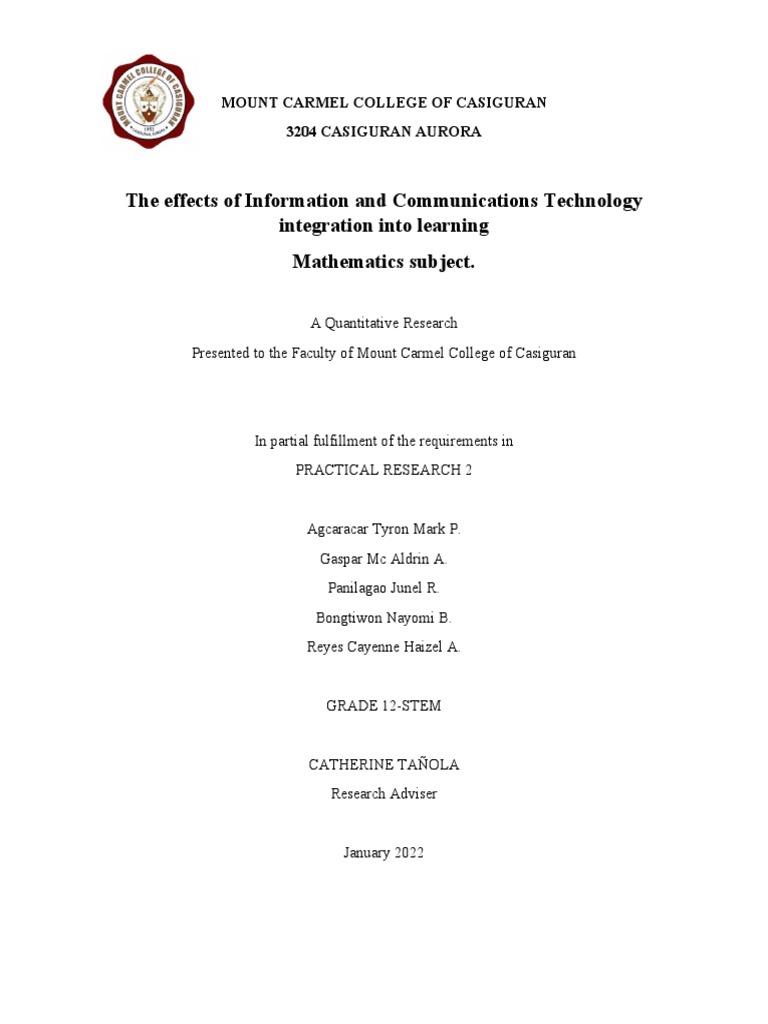 Group 1 Pr2 Stem | PDF | Survey Methodology | Educational Technology