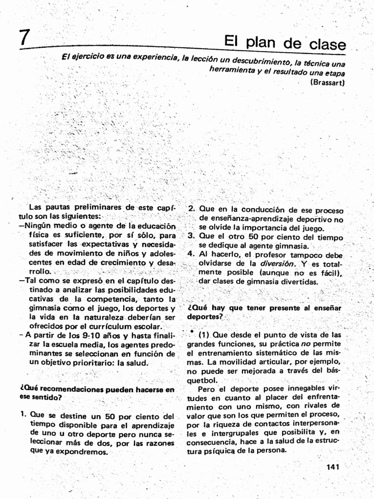 Plan de Clase 1 | PDF