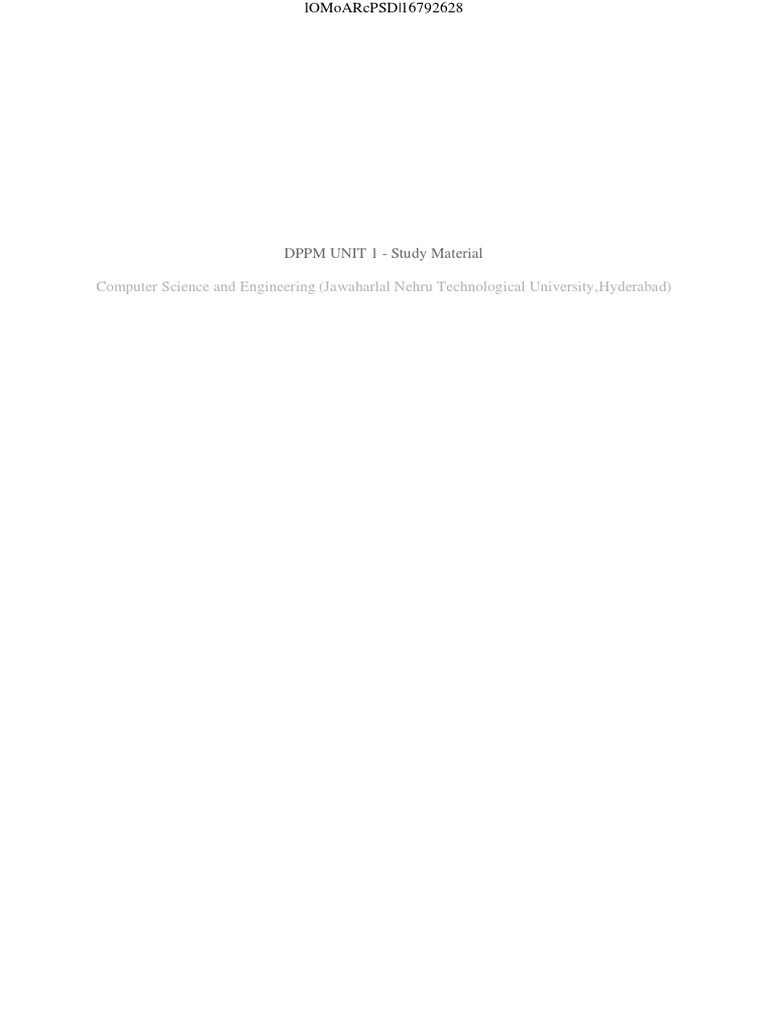 DPPM Unit 1 Study Material | PDF | Hazards | Natural Disasters