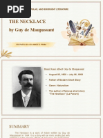 "The Necklace: Key Questions & Answers" | PDF | Lifestyle