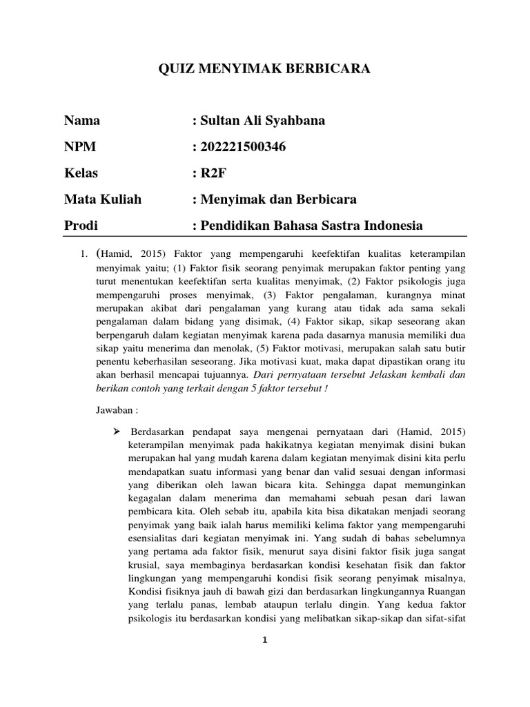 Sultan Ali Syahbana | PDF