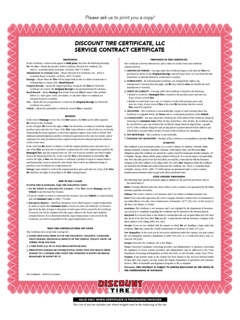 CUSTSERV CustomerInvoiceCertificate_exFL | PDF