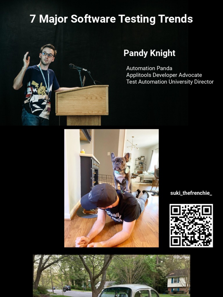 Andrew Knight - 7 Major Software Testing Trends | PDF | Selenium ... Andrew Knight - 7 Major Software Testing Trends | PDF | Selenium ...