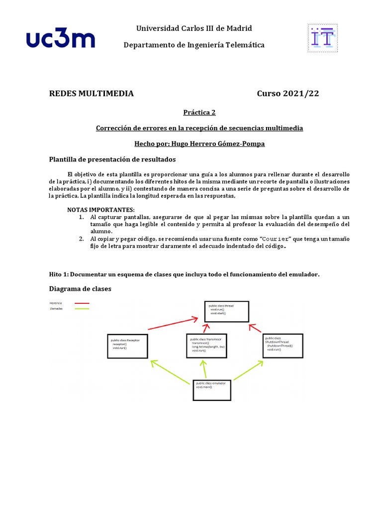 P2 Redes Multimedia | PDF | Tecnología
