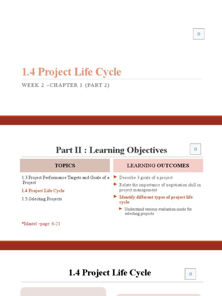 Week2 Chp1 Part2a New | PDF | Project Management | Life Cycle Assessment