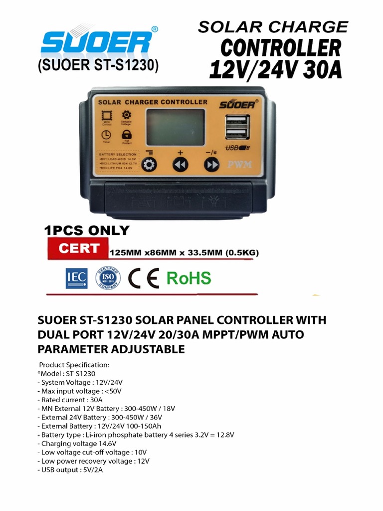 Solar Charge Controller | PDF