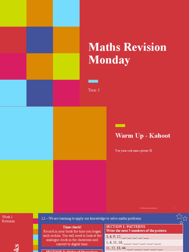 Term 3 Maths Revision | PDF Term 3 Maths Revision | PDF