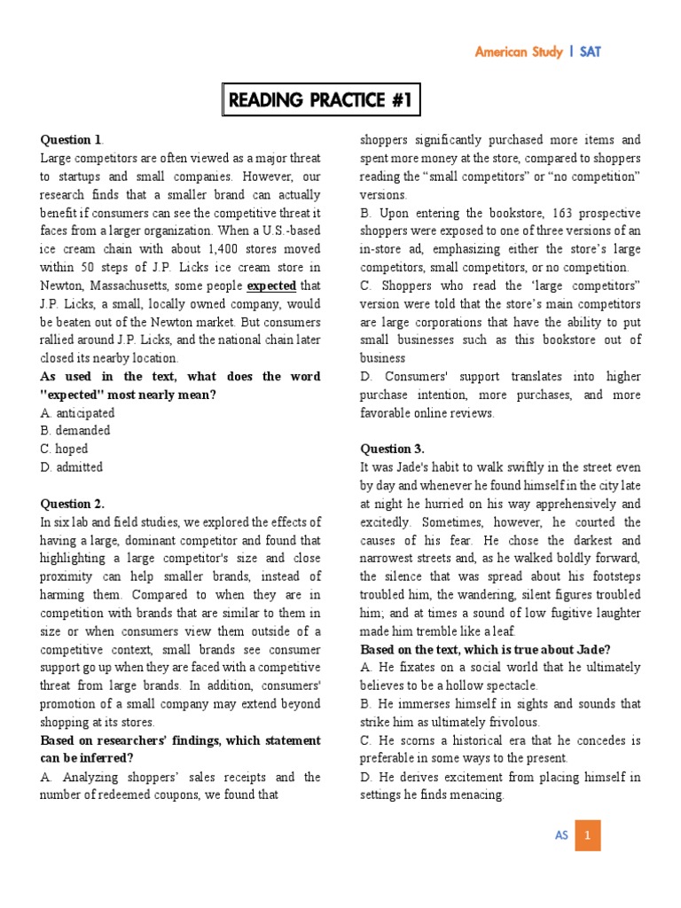Reading Practice 1. | PDF | Evolution | Birds