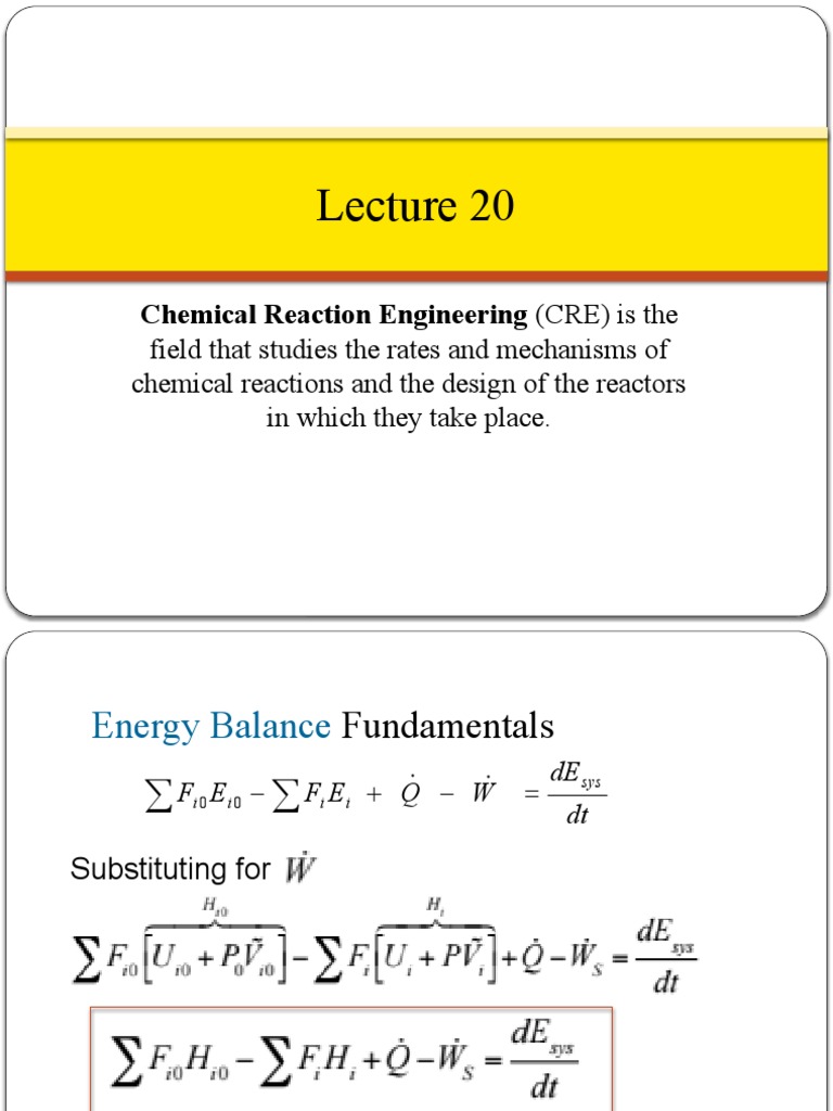 Reactor With Heat Exchange | PDF | Chemical Reactor | Chemical Reactions