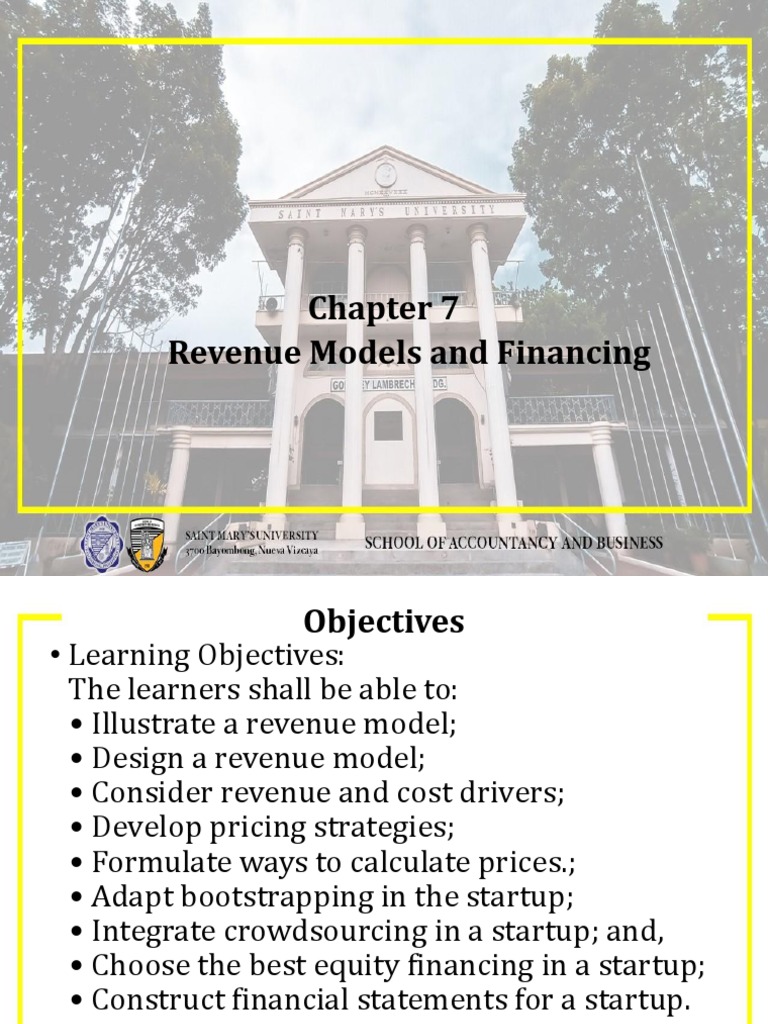 Chapter 7 Revenue Models and Financing | PDF | Venture Capital ...