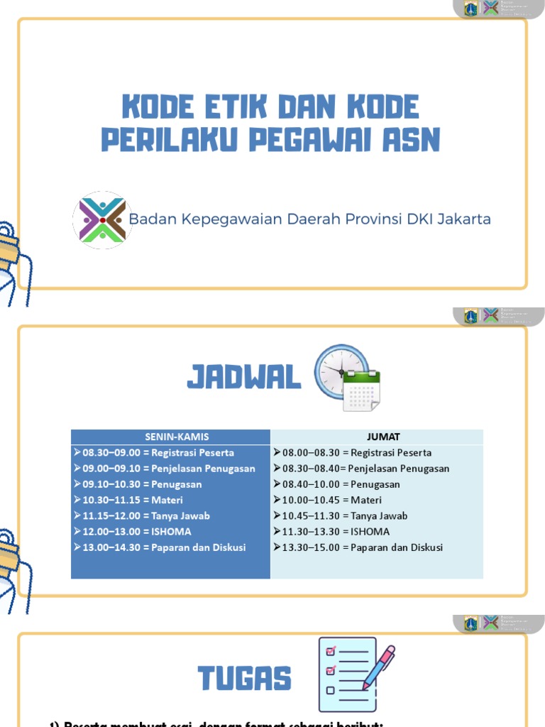 Tugas Kode Etik Dan Kode Perilaku Pegawai Asn Latsar CPNS | PDF ...