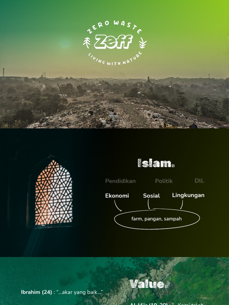Presentasi Zeff Zero Waste | PDF