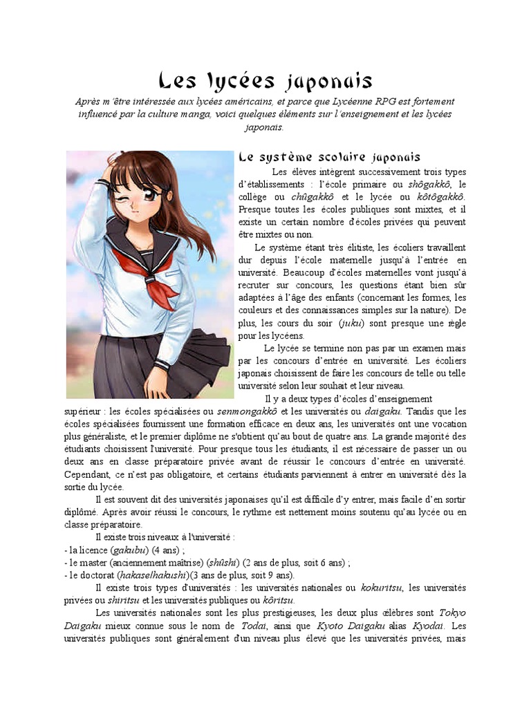 Lyc Jap | PDF | Japon