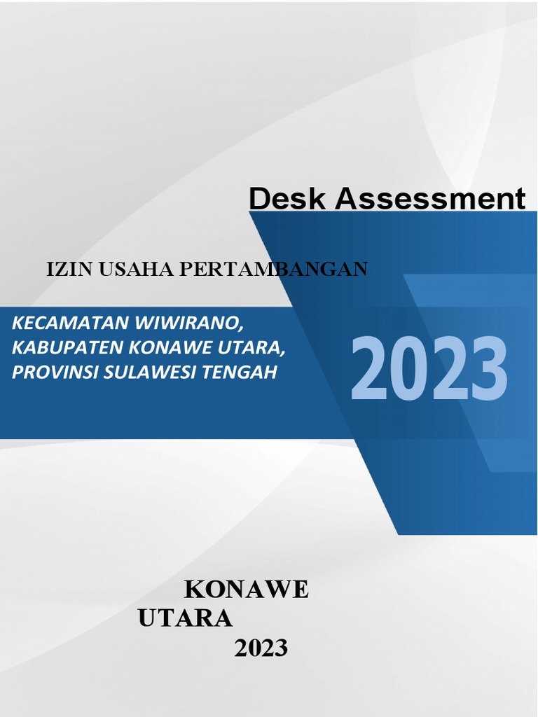 Desk Assessment IUP PT. ERLANA TRISTO MINING | PDF