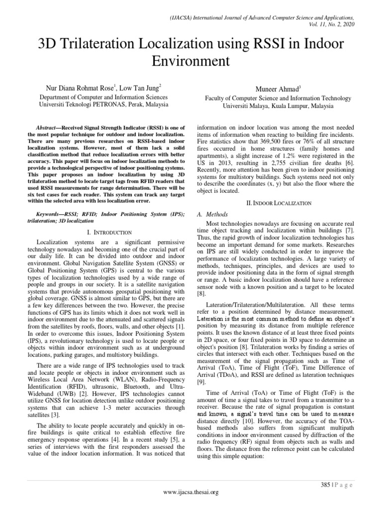 Paper 50 3d Trilateration Localization Pdf