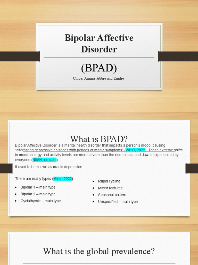Understanding Bipolar Affective Disorder | PDF | Mood Disorders ...