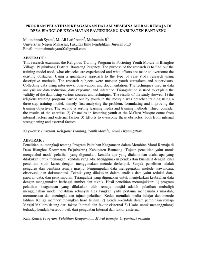 Jurnal Mutmainnah Syam 2 | PDF