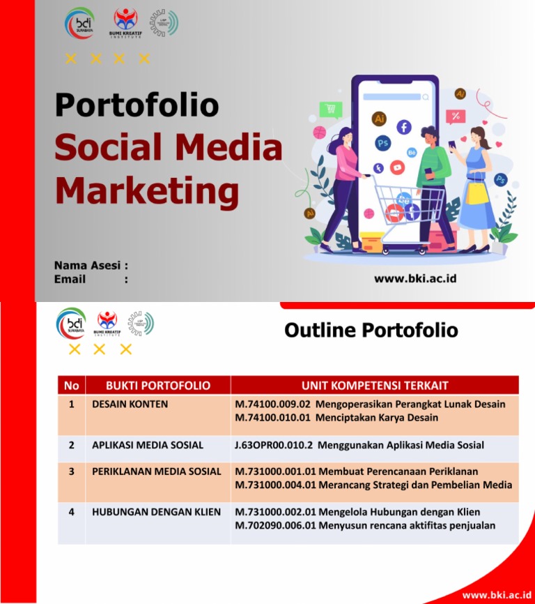 Template Cover Portofolio | PDF