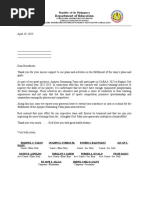 Solicitation Letter Sample Template For Pageant | PDF