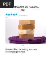 Detergent Manufacturing Business Plan | PDF | Brand | Soap