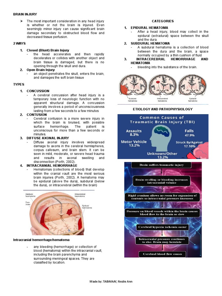 Understanding Brain Injury Types | PDF